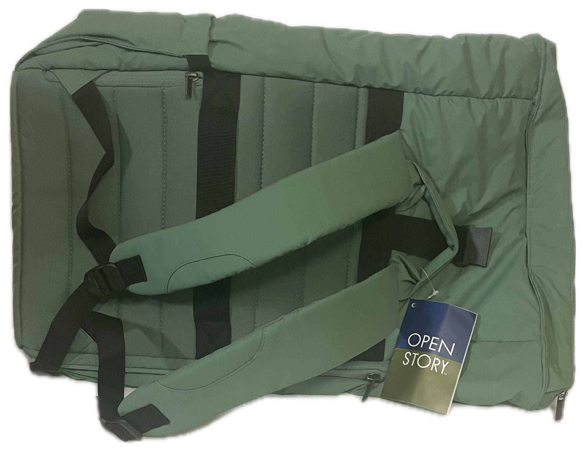 Open Story Puffer Backpack 16 – Green – Amobant